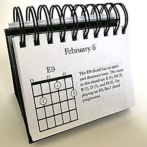 The 365 Days of Guitar Chords Calendar - Daily Guitar Chord Page-A-Day Calendar/Gift for Guitar Players