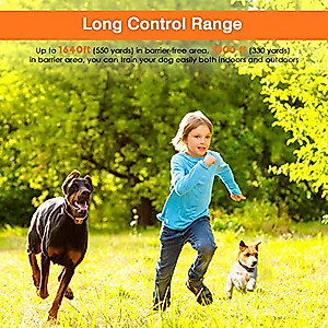 HKZOOI Dog Training Collar, 2 Receiver IPX7 Waterproof Shock Collars for Dog with Remote Range 1640ft, 3 Training Modes, Beep Vibration and Shock, Electric Dog Collar for Small Medium Large Dogs