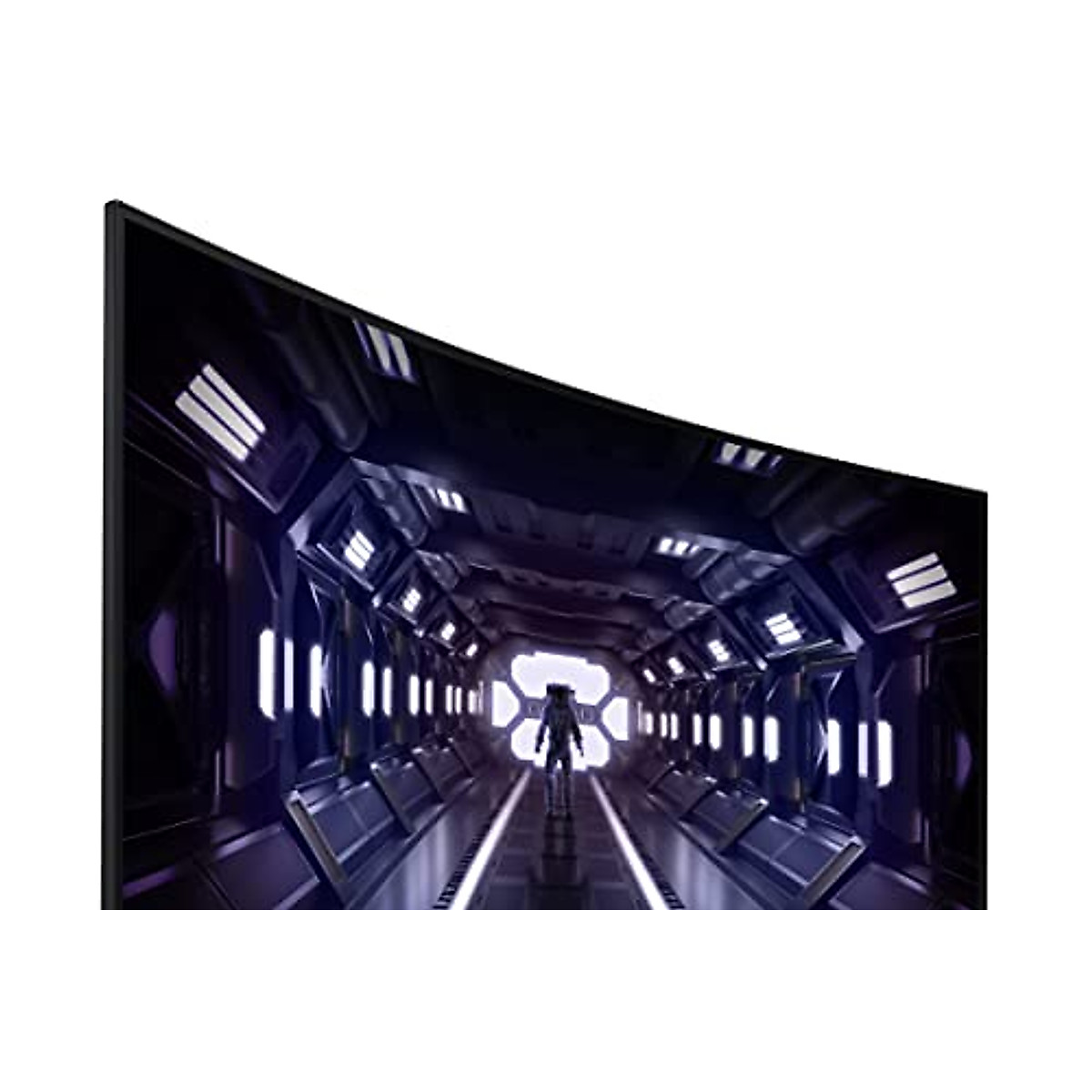 SAMSUNG 32" FHD 1080p Odyssey G3 Ultrawide Gaming Monitor, 1500R Curved Display, 165Hz, 5ms, AMD FreeSync Premium, Borderless Design, Eye Saver Mode, Black (LC32G35TFQNXZA)