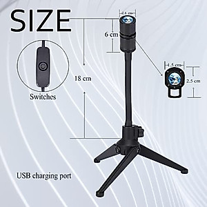 Moon Night Light Lamp Projector,USB Charging Moon Light,360° Adjustable Projector with Moon Earth Gifts for Women,Moon Fantasy Lovers,Living Room Bedroom Kids Ceiling Wall Decor