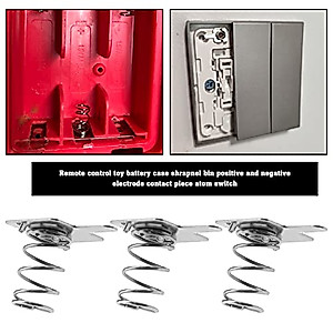 30 Pair AA AAA Battery Spring Plate Battery Positive Negative Conversion Spring Contact Nickeling Plate Accessories for Toy Cars Battery Radio Remote Control