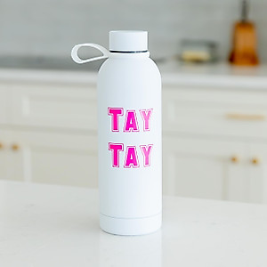 Tay Tay 500ml insulanted stainless steel water bottle (Snow Drift White)