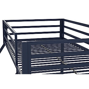 Novogratz 4146629N Maxwell Metal Bunk Bed, Twin over Full