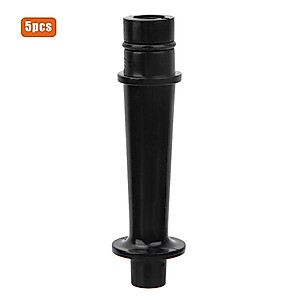 Pack of 5 Melodica Short Tube Plastic Melodica Mouthpiece Compatible with 37-key Pianica Melodica