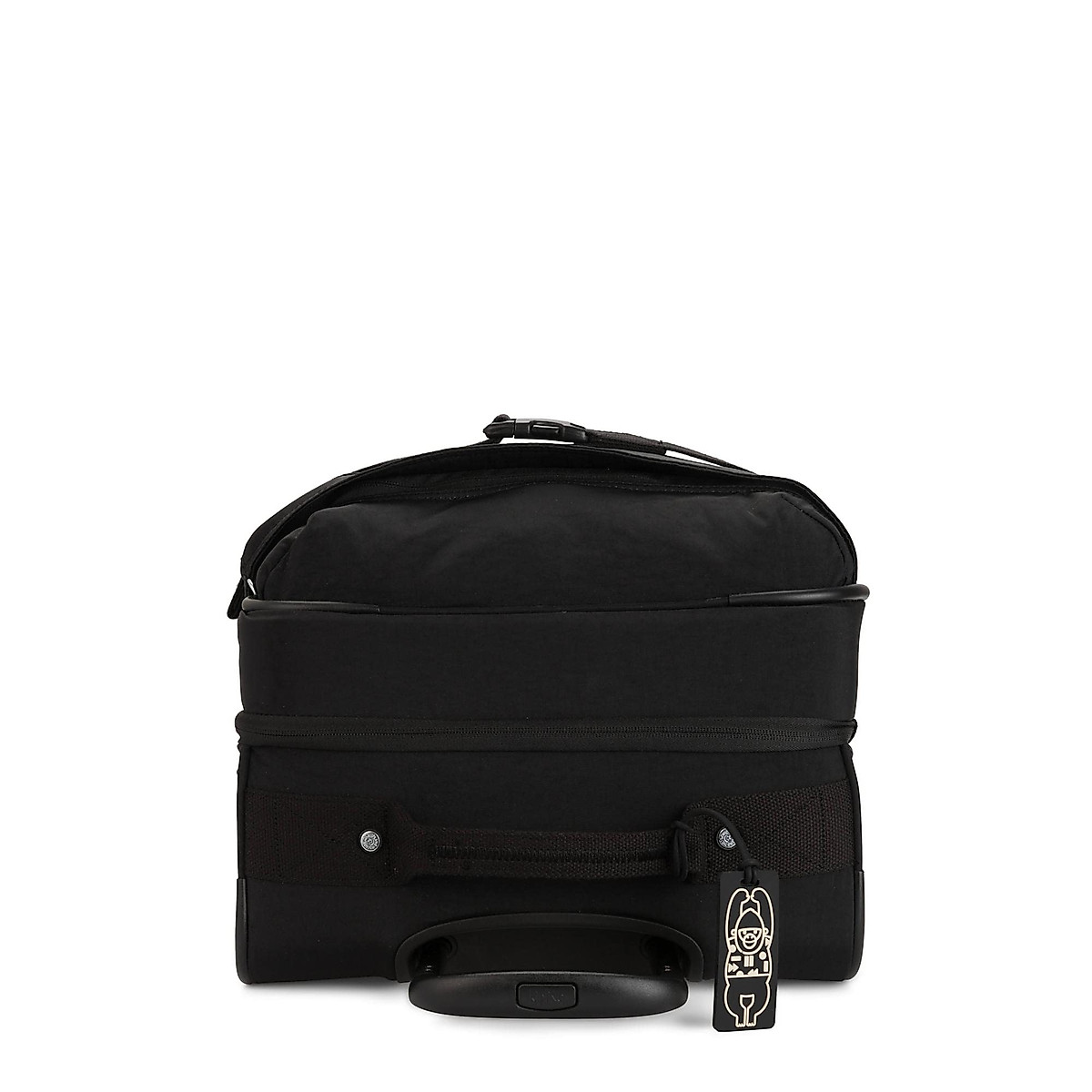 Kipling Spontaneous Softside Spinner Wheel Luggage, Integrated TSA Accepted Lock, Black Noir, Checked-Medium 26,KI6918