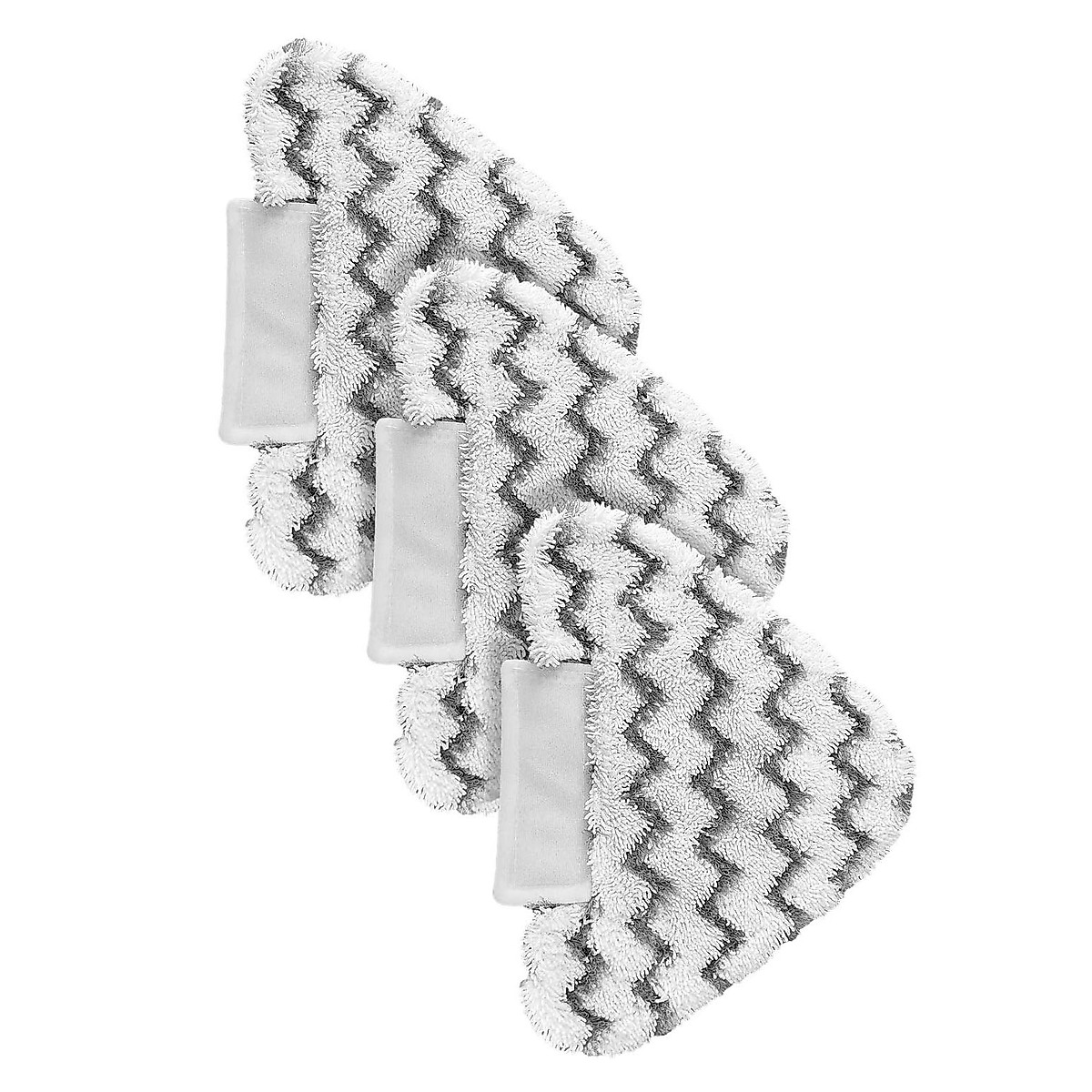 Filtamagic 3 Pack Washable Microfiber Steam Mop Pads to fit Shark Lift-Away Genius Steam Mop S3973D S5003D S6001 S6002 S6003 3973WM S5001 S5002 (Triangular)