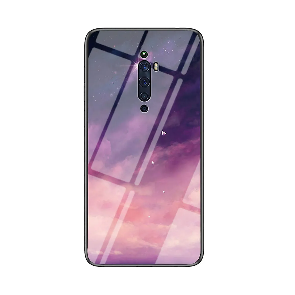 IVY Tempered Glass Starry Sky Case for Oppo Reno2 Z Case - C