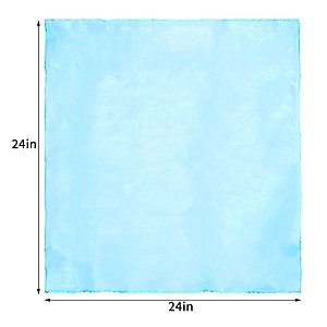 Jmkcoz 12pcs Square Juggling Silk Dance Scarves Magic Tricks Performance Props Accessories Movement Scarves Rhythm Band Scarf 24 Inches 12 Colors