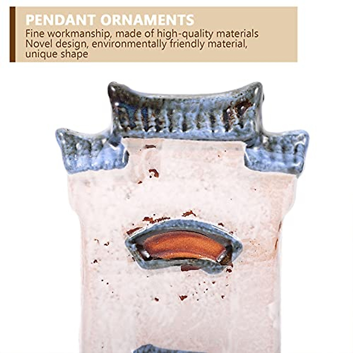 Cabilock 1pc Flowerpot Desktop Flower Vase House Shaped Planter Pot Ceramic Pot Small Plant Pots Cute Flower Pots Chinese Style Flower Planter Planters Mini Ceramics Green Plants Penholder