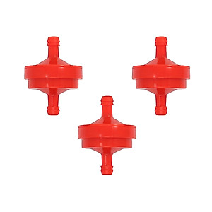 Yapnigeel 3 Pack 298090S 150 Micron Inline Gas Fuel Filter Replacement for John Deere AM107314 LG298090 LG298090S PT4265 10393 for Briggs and Stratton 298090 298090S for Toro 42-5240 56-6360