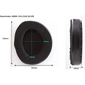 Dekoni Audio EPZ-HD800 Elite Hybrid Ear Pads for Sennheiser HD800 Headphones