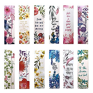 Beautiful Flower Bookmarks for Women Kids Girls Teens Children,30PCs
