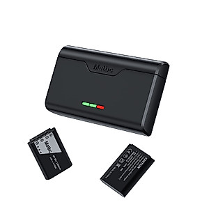 Matbc 1600mAh Replacement for Sony NP-BX1 Battery 2 Pack and 3-Channel Sony Cybershot Camera Charger Compatible with SonyZV-1, ZV-1 II,ZV-1F, DSC-RX100 III, DSC-RX100 IV, DSC-RX1, HX90V, HX80 Battery