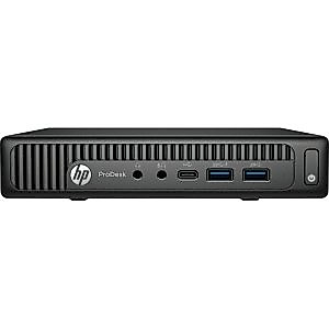 HP ProDesk 600 G2-Mini, Core i5-6500T 2.5GHz, 16GB RAM, 480GB Solid State Drive, Windows 10 Pro 64bit, Internal WiFi, (Renewed)