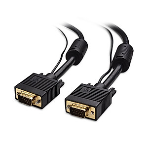 Cable Matters VGA Cable with Audio (SVGA Monitor Cable with 3.5mm Stereo Audio) 25 Feet