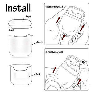 African American Girl Airpods Case - Wonjury Airpod Skin Protective Hard Case Cover Portable & Shockproof Women with Keychain for Apple Airpods 2/1 Charging Case (Purple Hair Girl)