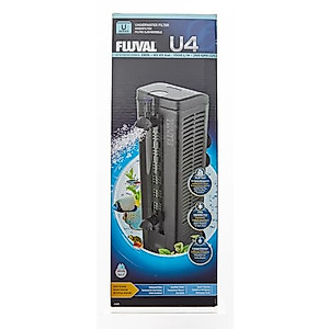 Fluval U4 Underwater Filter, Freshwater and Saltwater Aquarium Filter, A480,Black