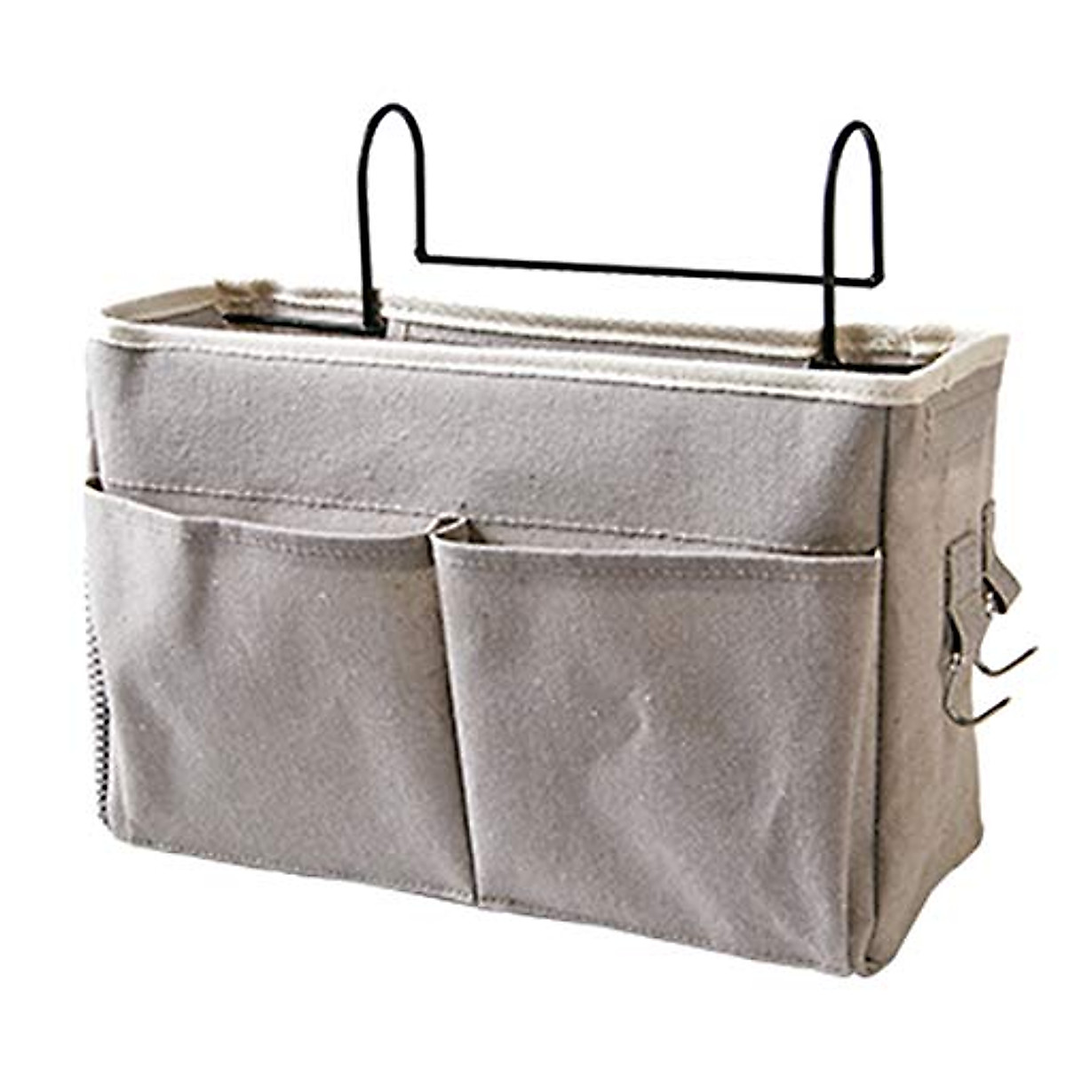 FenglinTech Bedside Caddy, 2PCS Bedside Storage Organizer Hanging Bag for Bunk Bed, Hospital Bed Rails, Baby Bed, Camp