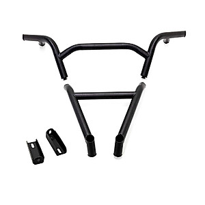 SuperATV Rear Bumper for 2020+ Polaris RZR PRO XP/PRO XP 4 - Made of 1.75 Inch Steel Tubing - UV Resistant Powder Coating - Does Not Block Rear Cargo Area - Mounts Directly to Frame for Easy Install