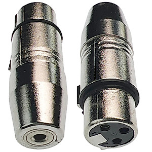 CESS XLR to 3.5mm Stereo Audio Adapter - Connects iPhone, iPad, or Other 3.5mm Devices to Powered Speakers