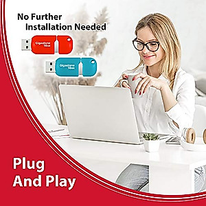 Gigastone V10 16GB 5-Pack USB 2.0 Flash Drive Thumb Drive Memory Stick Pen Drive Capless Retractable Design (Multi Color)