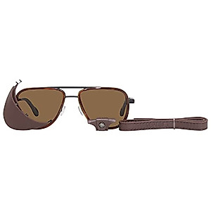 Vuarnet Glacier VL2111 0002 Sunglasses Men's Tortoise/Brownlynx Pilot 56mm