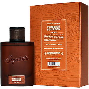 Dr. Squatch Fireside Bourbon Cologne - Natural cedarwood, clove, and patchouli fragrance inspired by Wood Barrel Bourbon Bar Soap