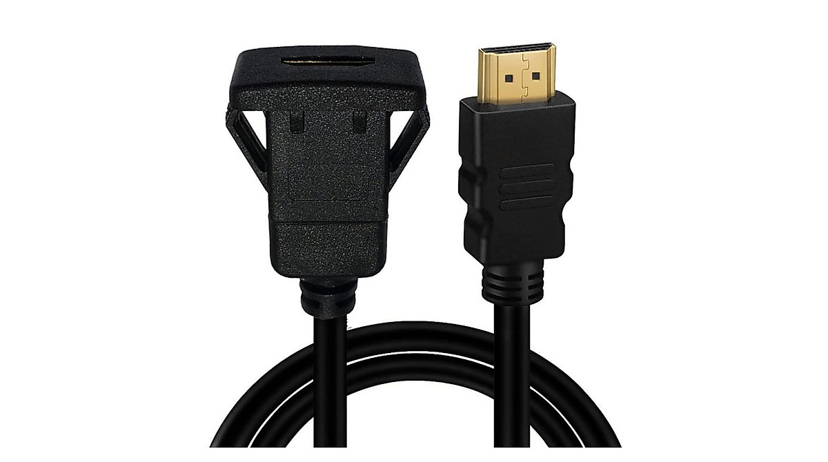 Qaoquda HDMI Flush Mount Cable for Car & Boat - 1M