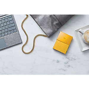 WD 2TB Yellow My Passport Portable External Hard Drive - USB 3.0 - WDBS4B0020BYL-WESN