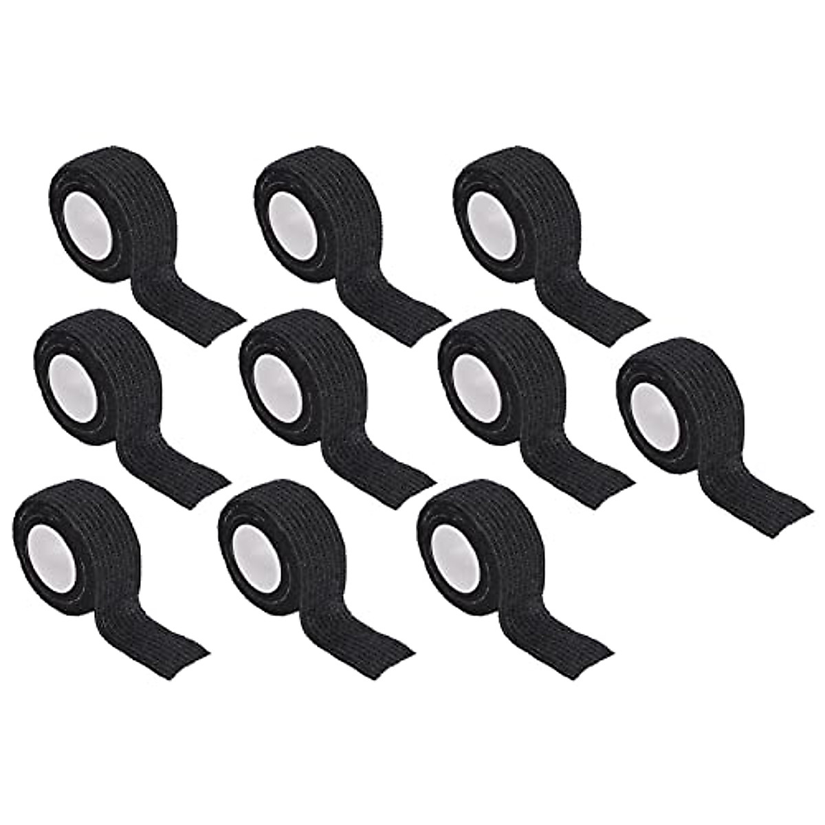 Cohesive Bandage, Waterproof Self Adhesive Bandage Wrap Flexible for Sports Injury for Fingers for Men Women Black