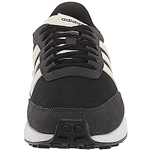 adidas Women's 70s Running Shoe, Black/Off White/Carbon, 7.5