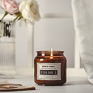 2 Pack Candles Gifts for Women, 31 Oz Sage Candles for Home Scented Soy Wax Large Jar Aromatherapy Candles for Cleansing House, Ideal Birthday and Mother's Day Gifts for Mom, Wife, Girlfriend, Sister