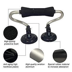 Kayak Roller Loader，Power Assist System for Kayak Placement on The roof，Heavy-Duty Suction Cups，Push up The Kayak on The car roof