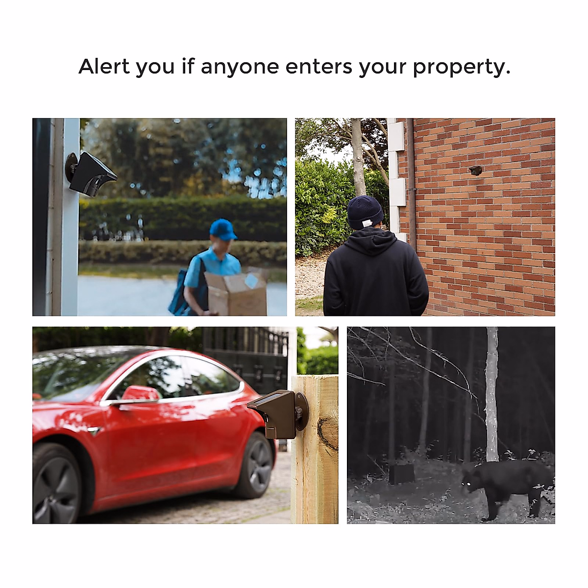 eMACROS 1/2 Mile Long Range Solar Wireless Driveway Alarm Outdoor Weather Resistant Motion Sensor & Detector-Security Alert System-Monitor & Protect Outside Property