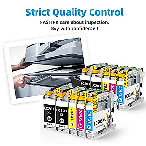 LC203 Ink Cartridges LC201 Compatible with Brother LC203XL LC203BK Ink Cartridges Works with MFC-J480DW MFC-J880DW MFC-J4420DW MFC-J680DW MFC-J885DW Printer(10 Pack), High Page Yield
