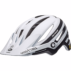 BELL Sixer MIPS Adult Mountain Bike Helmet - Fasthouse Stripes Matte White/Black (2024), Small (52-56 cm)