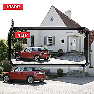 Foscam PoE Ultra HD 2K 4MP IP Camera, Outdoor/Indoor Security Video Surveillance Camera,AI Human/Motion Detection & Alert Notification,66ft Night Vision with 30 IR-LEDs,2-Way Audio & IP66 Waterproof