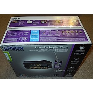 Epson C11CD29201 Expression Premium XP-810 Small Wireless Color Photo Printer with Scanner, Copier and Fax
