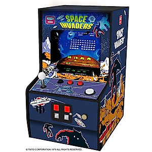 My Arcade Space Invaders Micro Player: Mini Arcade Machine Video Game, Fully Playable, 6.75" Collectible Premium Edition