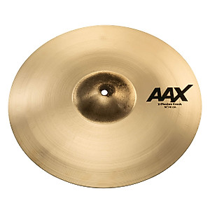 Sabian AAX Promotional Cymbal Set Thin Crash, Natural, (14" Hats, 16" Crash, 21" Ride, & Free 18" Crash) (25005XCPB)
