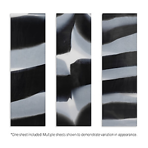 Teak Tuning Pro Duro Grip Tape, Black & White Swirl - Ultra Premium, Custom Teak Silicone Polymer Blend - 41A Durometer for Ultimate Grip, Comfort, Control & Performance - 0.7mm Thick