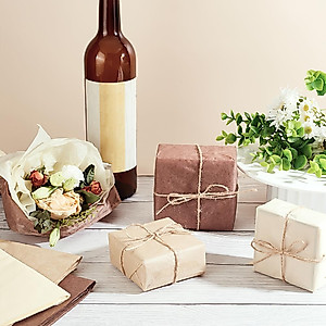 OLYCRAFT 150 Sheets Assorted Brown Tissue Paper 15.4x16.7 Inch Rectangle Tissue Paper 3 Colors Wrapping Paper Bulk Gift Wrap Tissue Paper Art Paper Crafts for Weddings DIY Project Gift Wrapping Crafts