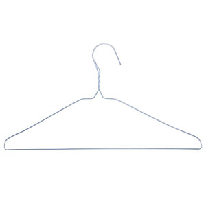 Long Lasting Vinyl Coated Wire Metal Hangers, White, Non Slip, Standard Adult Size for Clothing - Pack of 36, Saving Space| Clothes, Pant, Skirt, and Coat Hanger | Closet Hanger | Great for Travel