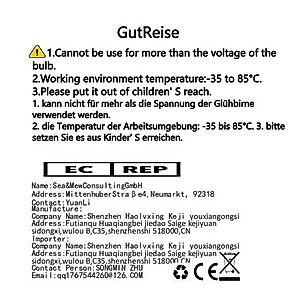 GutReise AC/DC E10 Bulbs, 10pcs 9 Volt Cold White E10 Replacement Bulbs Miniature Screw LED Lamps 0.5Watts 65Lm (9 Volt, Cold White)