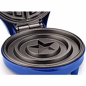 Marvel MVA-278 Captain America Waffle Maker, Blue