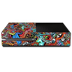MightySkins Skin Compatible with Microsoft Xbox One - Acid Trippy | Protective, Durable, and Unique Vinyl Decal wrap Cover | Easy to Apply, Remove, and Change Styles | Made in The USA