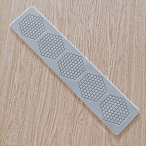 Cestony Lace Embossing Mat Texture Fondant Impression Mat Decorating Silicone Molds for DIY Cake Biscuit Cookies Sugar Pudding Chocolate Hard Candies Dessert Candle Decor