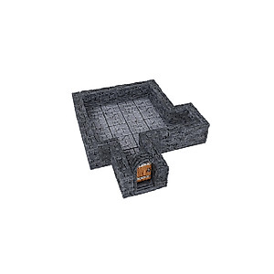 Warlock Tiles: Expansion – 1 in. Dungeon Straight Walls