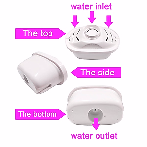 Upgraded Water Filter Replacement 4 Pack, Latest Standard Water Pitcher Cartridge Replacement, Fit Most Brands of Water Filter Pitchers