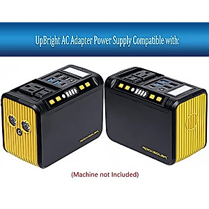 UpBright 15-25V AC/DC Adapter Compatible with Rocksolar Weekender RS81 80W Power Station 88Wh Lithium Battery Portable Solar Generator SAW30A-190-1500U 15V-25VDC 1.2A Max 19V 1.5A Power Supply Charger